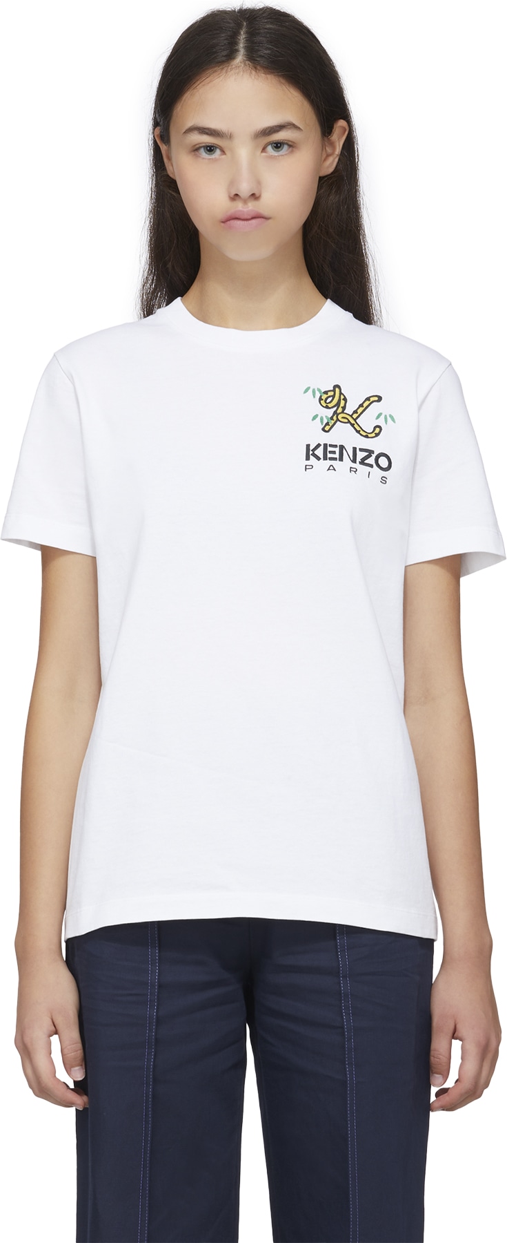 Kenzo white t shirt womens store